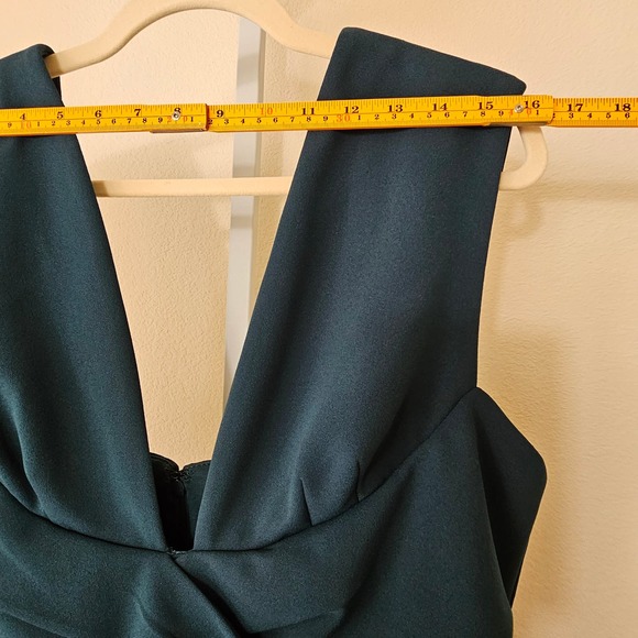 BHLDN | Dresses | Bhldn Womens Danica Tie Back Teal Sleeveless Sheath ...